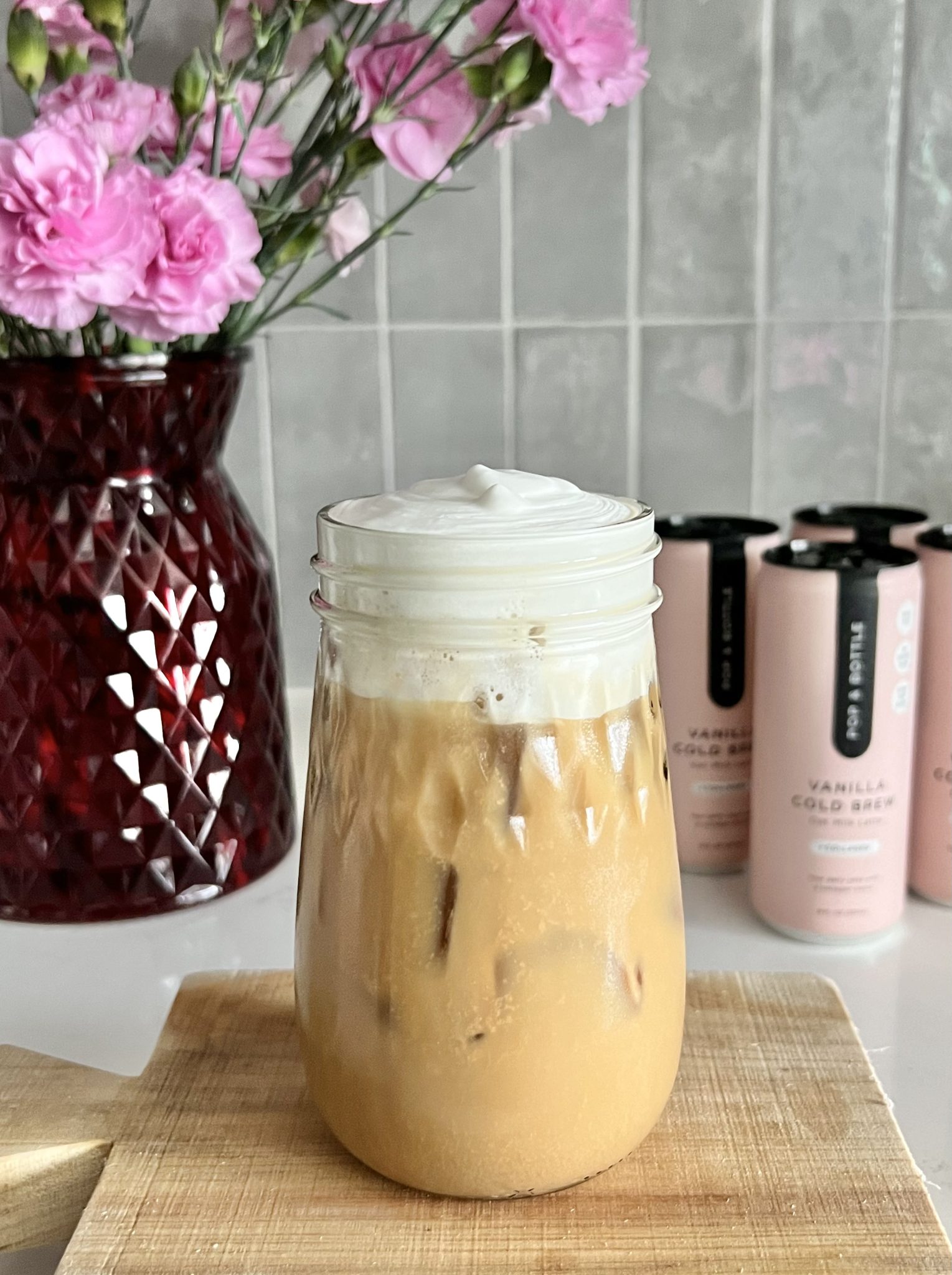 An Easy Pop & Bottle Vanilla Cold Brew Recipe - What The Froth
