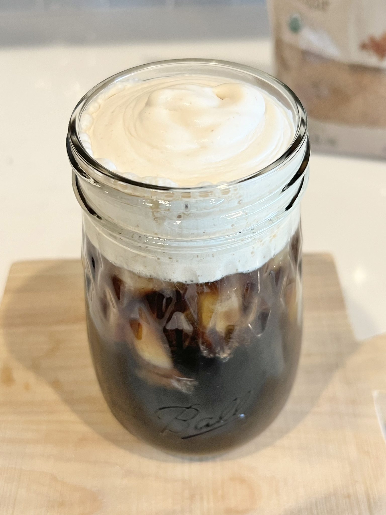 Easy & Delicious Brown Sugar Cold Foam Cold Brew - What The Froth